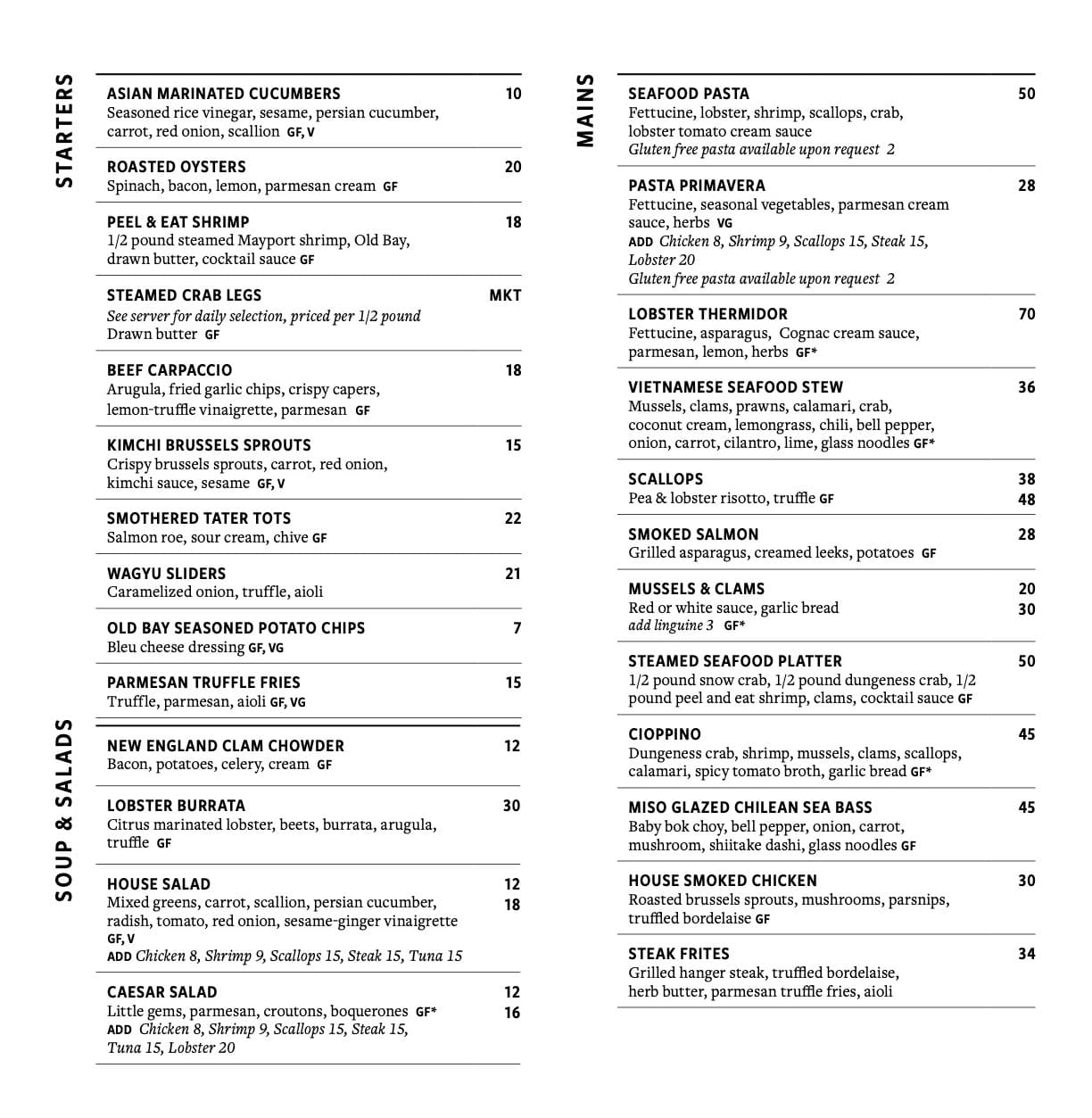 Oceana - Quality Seafood - Jacksonville, Fla